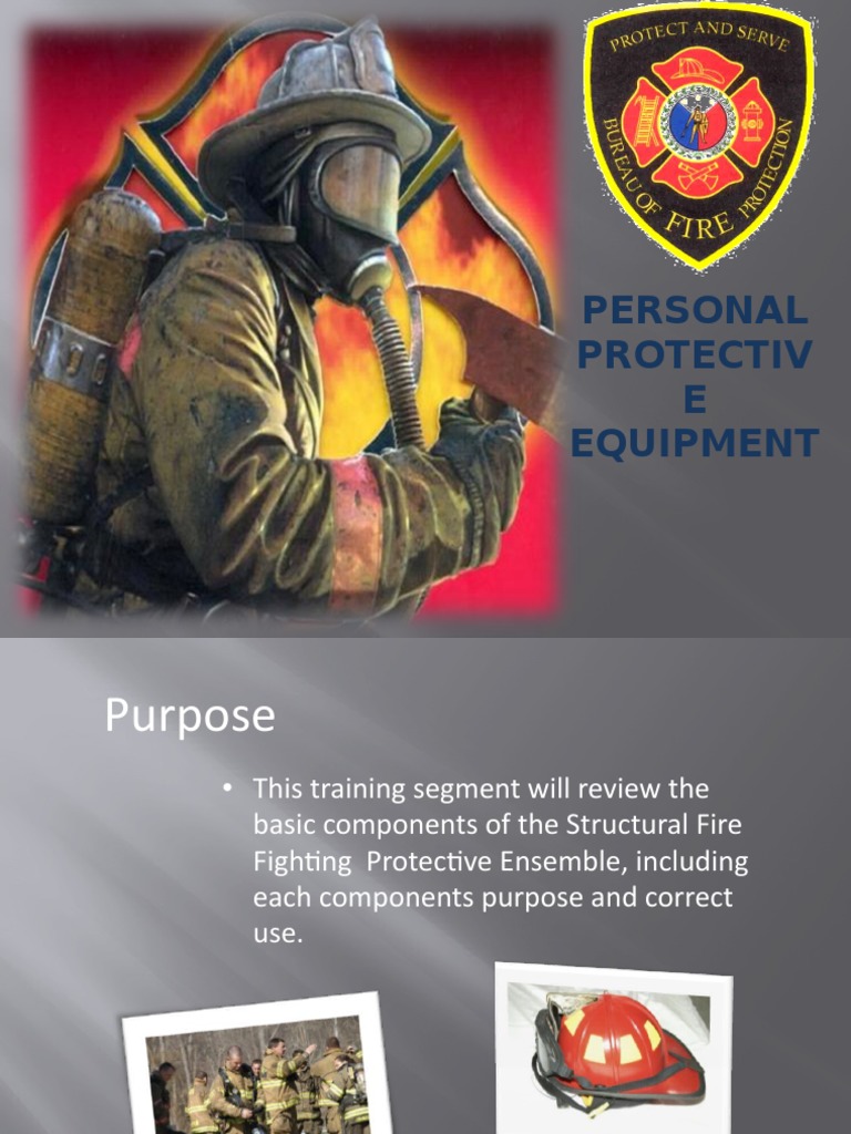 Firefighter PPE | PDF | Personal Protective Equipment | Firefighter