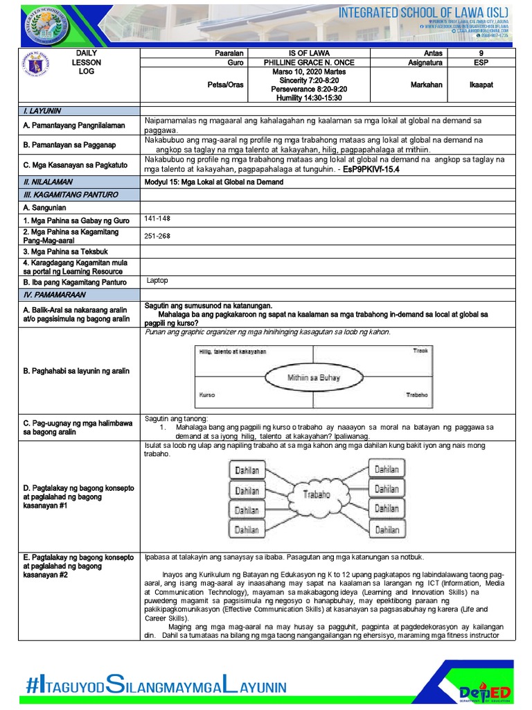 DLL-ESP9 4th Quarter | PDF