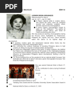 Leonor Orosa | PDF | Dances | Philippines