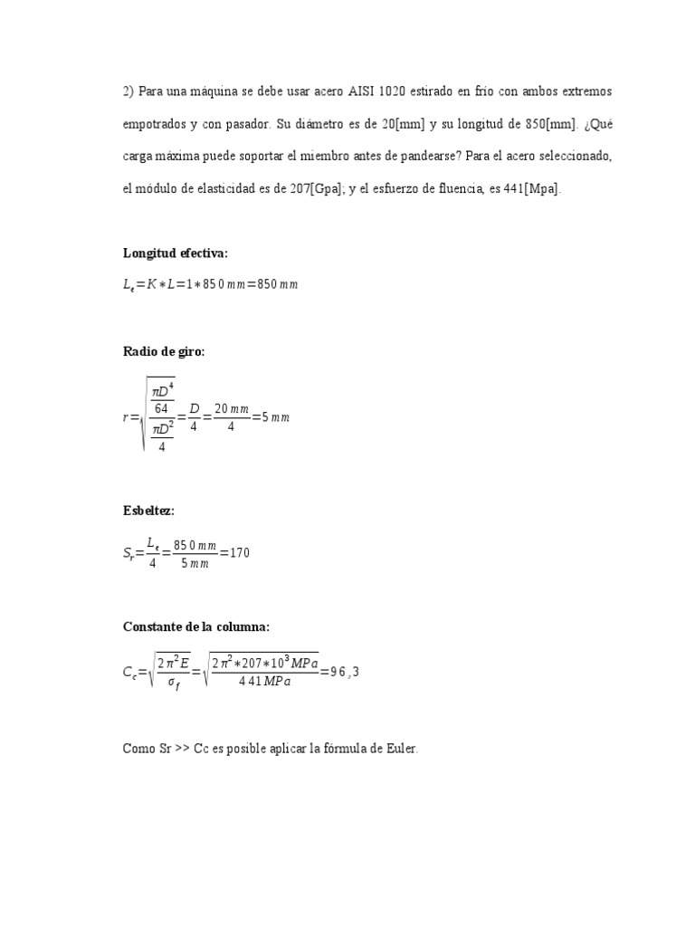 Ejerc 2 Tarea 6 Resistencia de Materiales | PDF | Métodos y materiales de enseñanza | Ciencia y ...