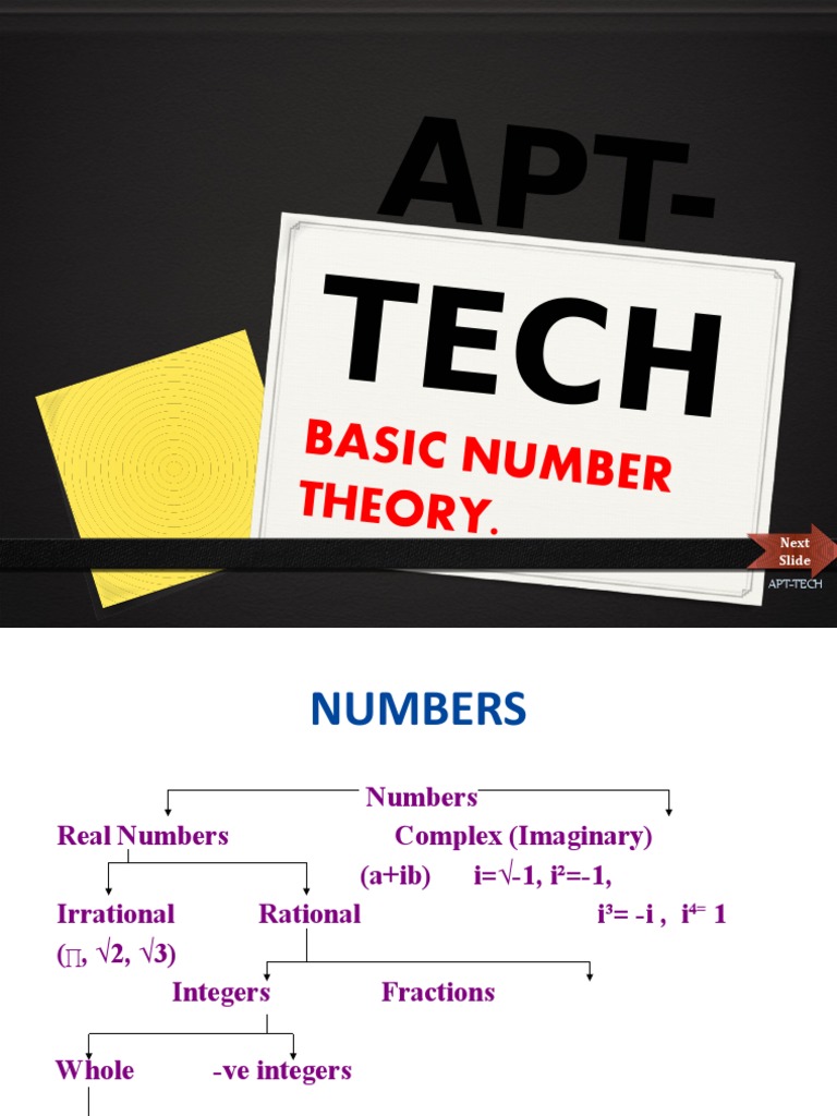 Basic Number Theory Concepts Explained | PDF | Numbers | Integer