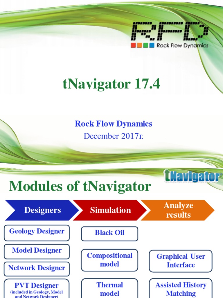 Tnavigator 17.4 ENG PDF | PDF | 3 D Computer Graphics | Mathematical Optimization
