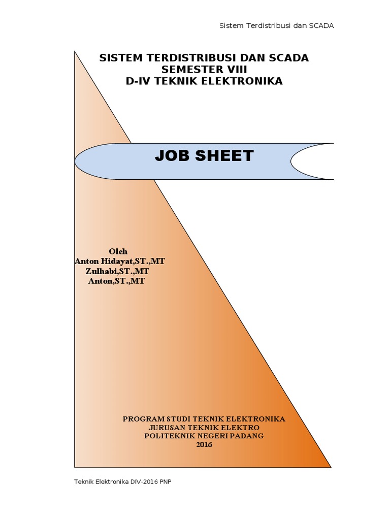 JOBSHEET SCADA Baru | PDF
