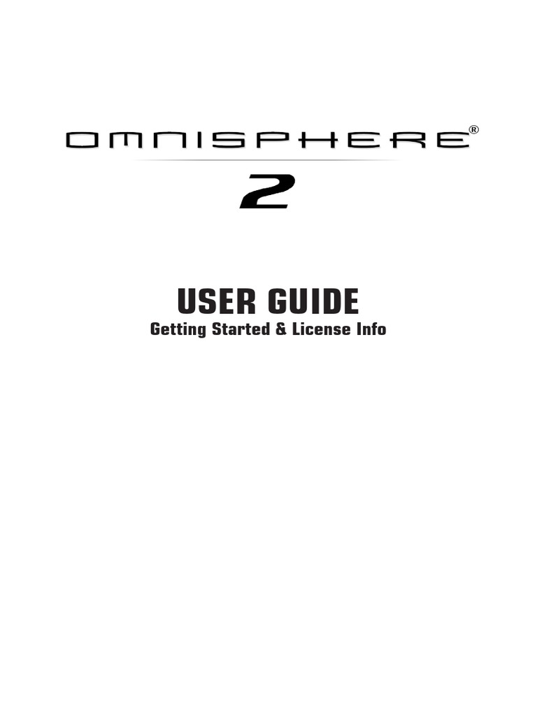 Omnisphere 2 User Guide | PDF | Synthesizer | Source Code