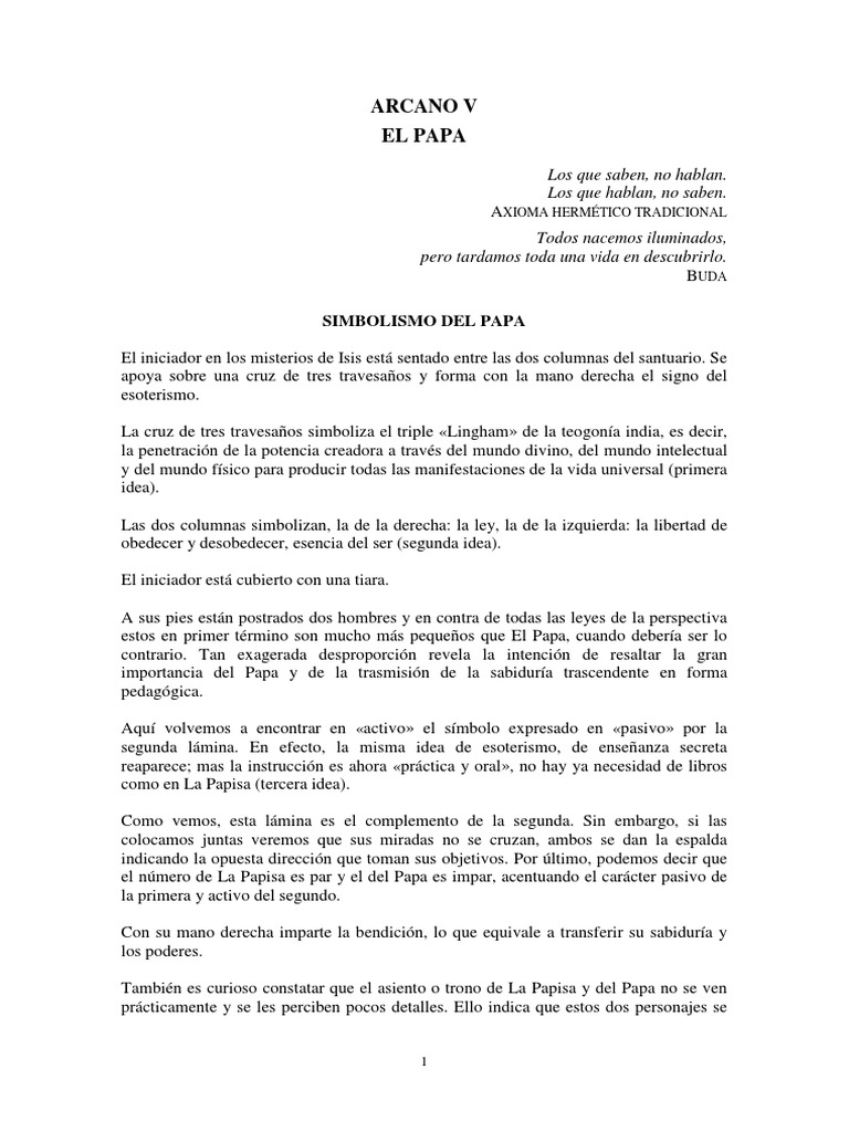 Arcano V | PDF | Gurú | Dios