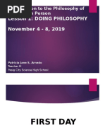 Introduction To The Philosophy of The Human Person Module 1 | PDF ...