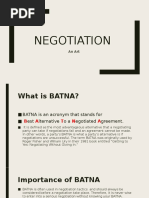 Understanding BATNA in Negotiation | PDF | Negotiation | Business
