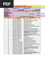 Course List For Engineering Courses | PDF | Engineering | Computer Science