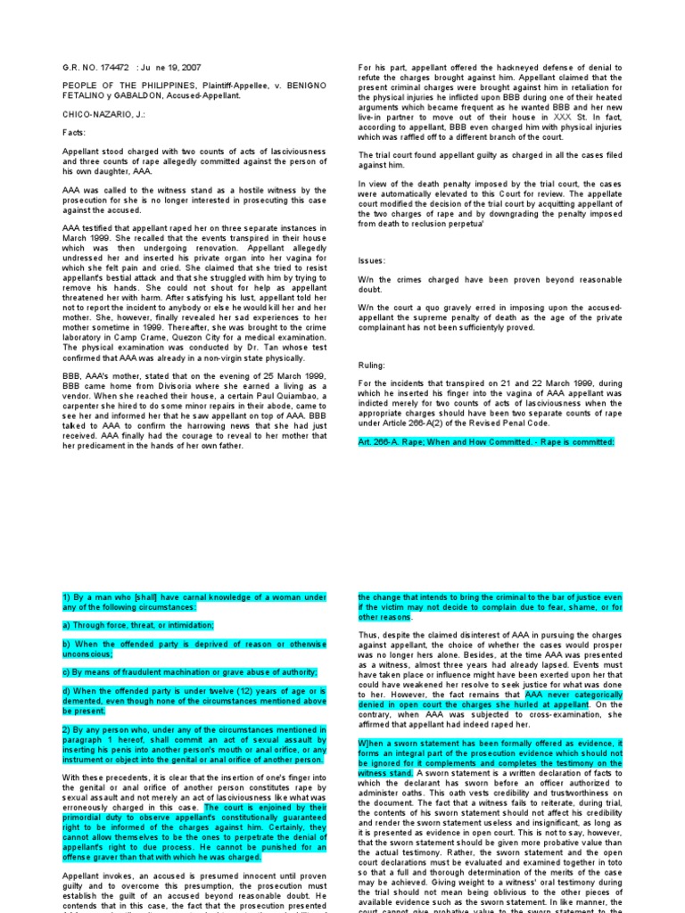 Evidence Case Digest | PDF | Dna Profiling | Government