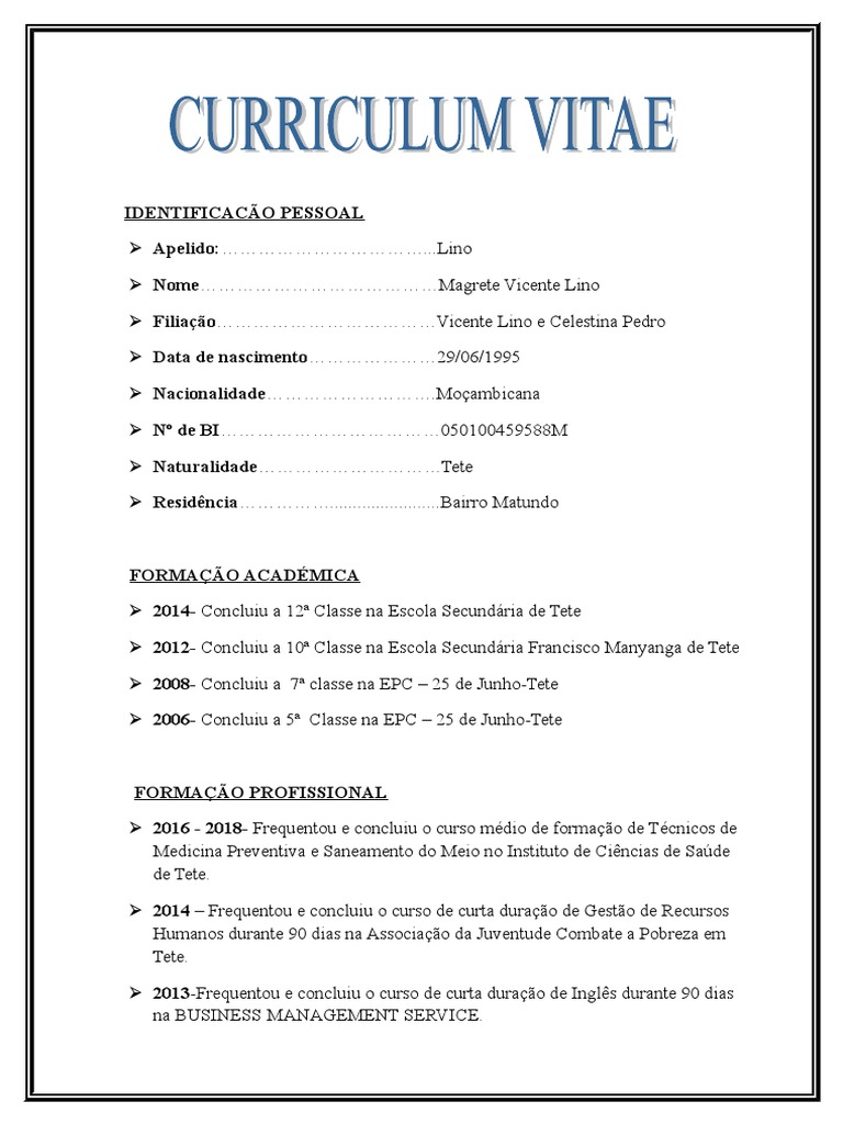 CURRICULUM VITAE Magreth | PDF
