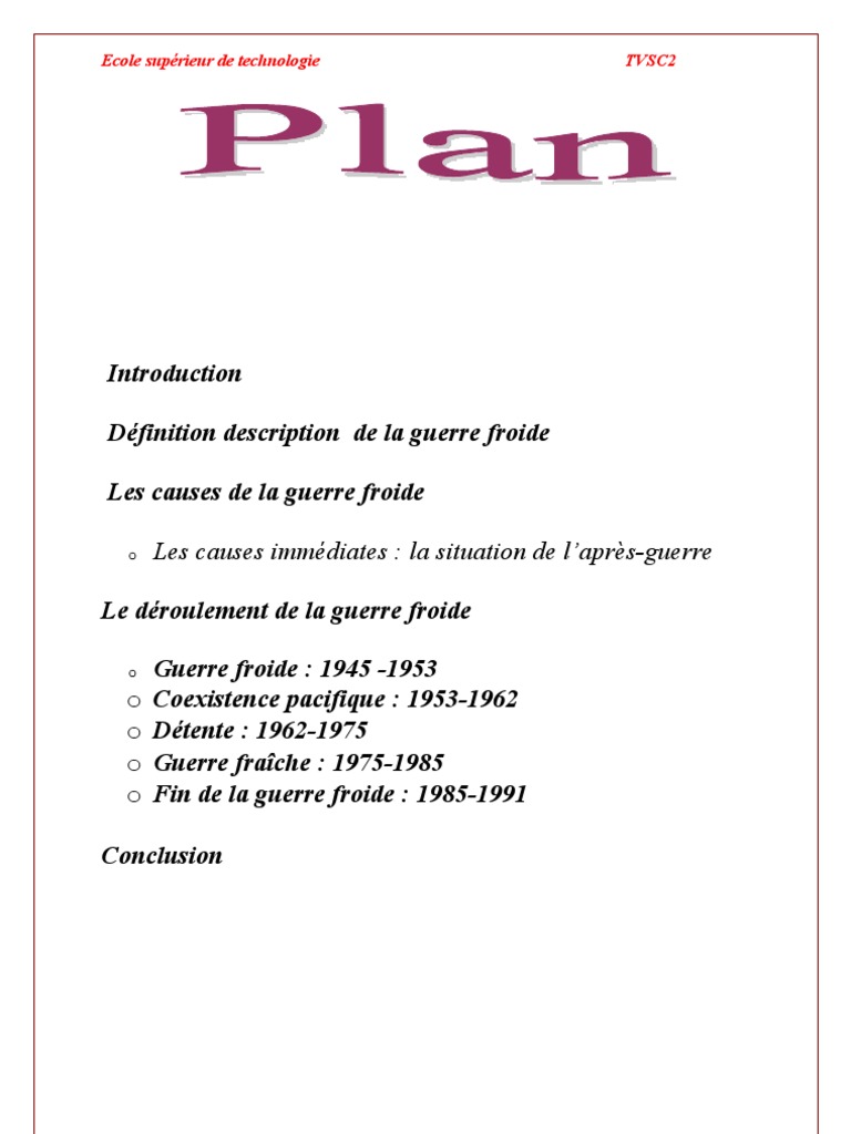 Comprendre la Guerre Froide | PDF | Guerre froide | Communisme