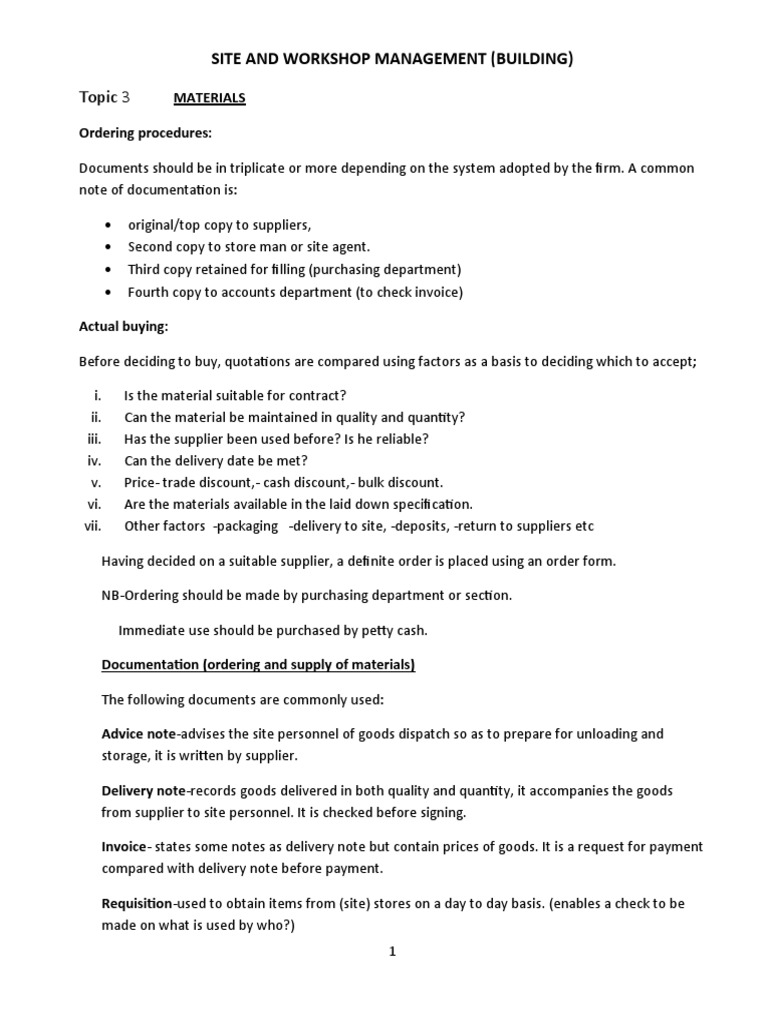 SITE AND WORKSHOP Notes - Docx-1 | PDF | Architect | Incentive