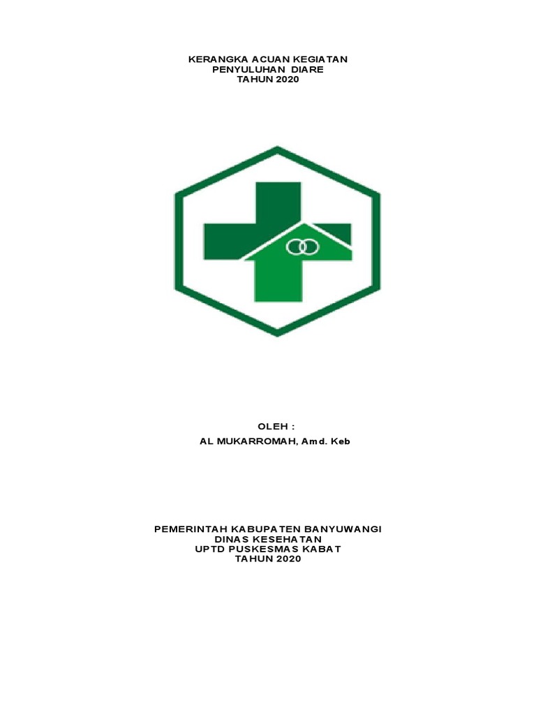 Penyuluhan Diare: Program Kesehatan 2020 | PDF