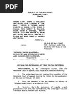 Motion For Bill of Particulars | PDF | Pleading | Separation Of Powers