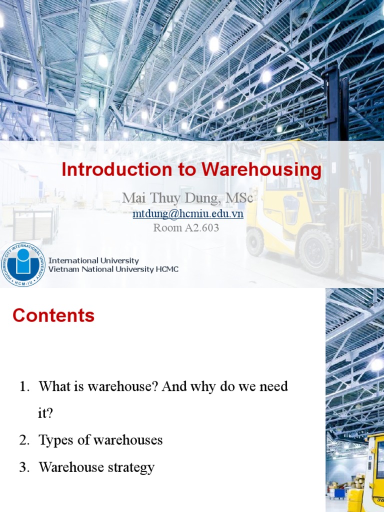 Chapter 1 - Introduction To Warehousing | PDF | Warehouse | Inventory