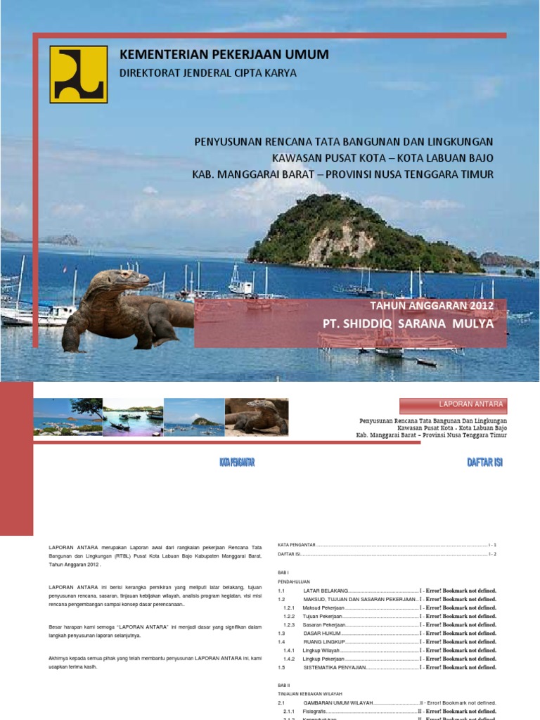 RTBL Pusat Kota Labuan Bajo PDF | PDF