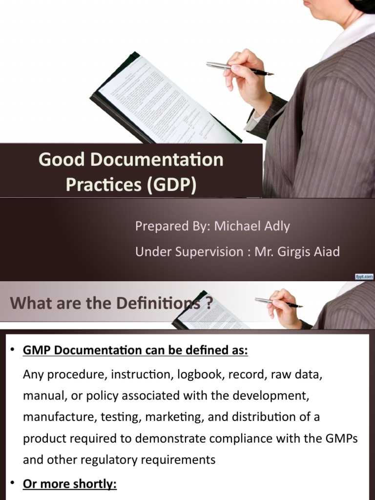 Good Documentation Practices (GDP) | Download Free PDF | Business