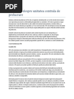 Componentele Unitatii Centrale | PDF