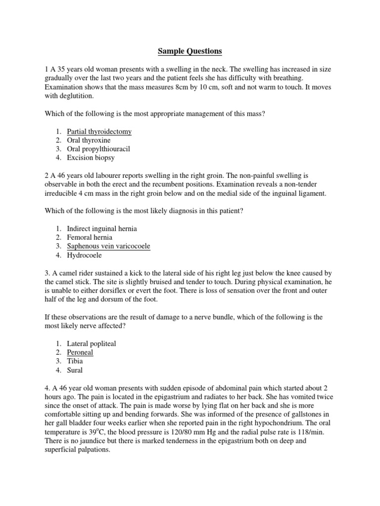 EMREE Exam Sample Questions and Cases | PDF | Miscarriage | Mammography