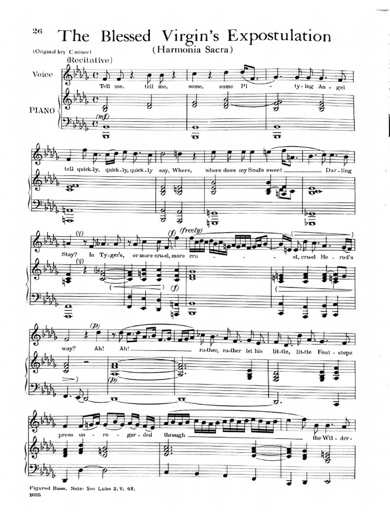 Pucell - The Blessed Virgin's Expostulation | PDF