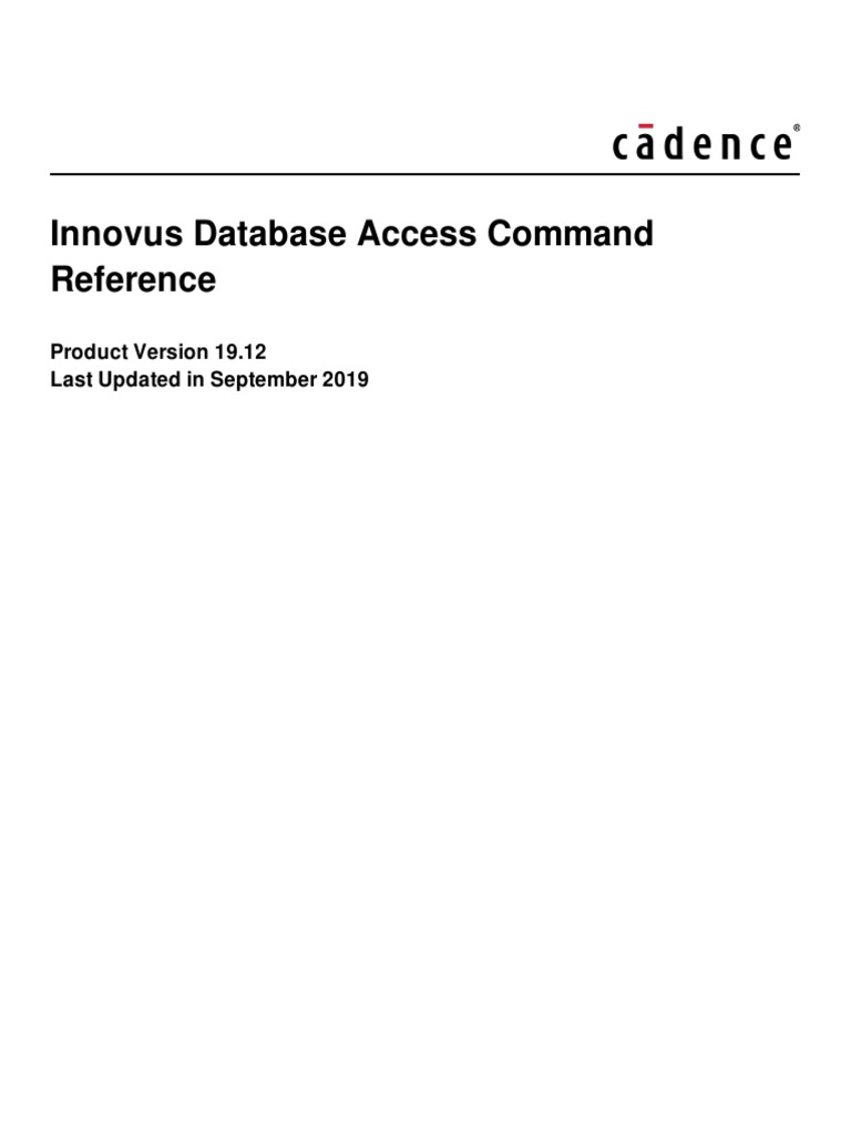 innovusDBAref PDF | PDF | Trademark | Copyright