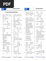 Determinants and Matrices Previous Year Questions With Answer | PDF | Determinant | Matrix ...