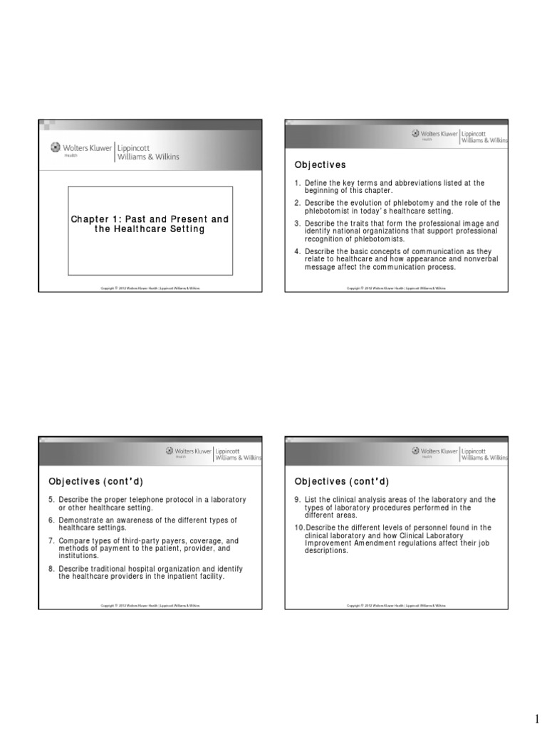 PMLS 2 Lesson 1, Chapter PDF | PDF | Medical Laboratory | Managed Care