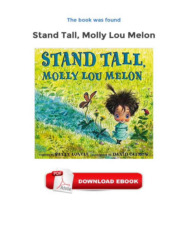 Stand Tall, Molly Lou Melon Summary | PDF | Wellness | General Fiction