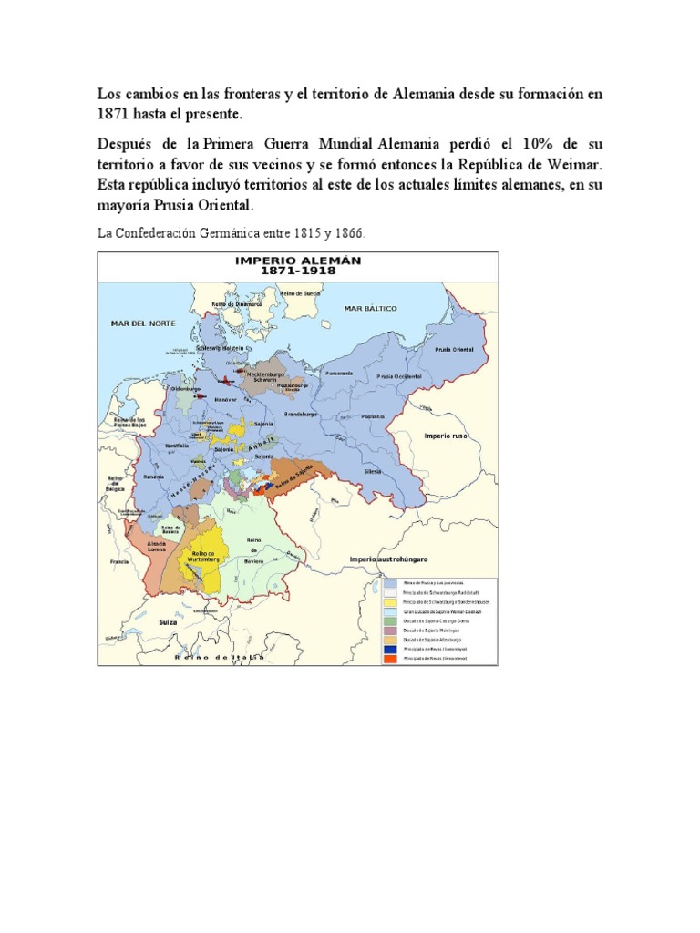 Mapas Alemania. | PDF | Prusia | imperio Alemán