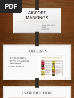 Apron Markings Guide for Airports | PDF | Aerospace | Transport