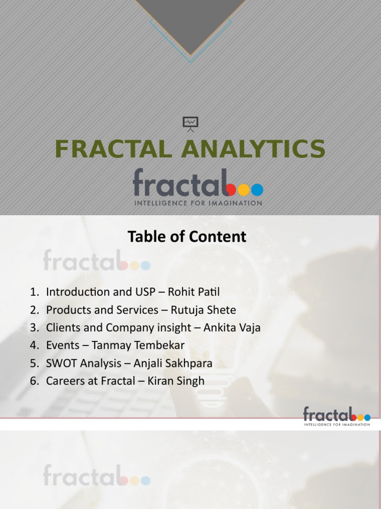 Fractal Analytics | PDF | Analytics | Insight