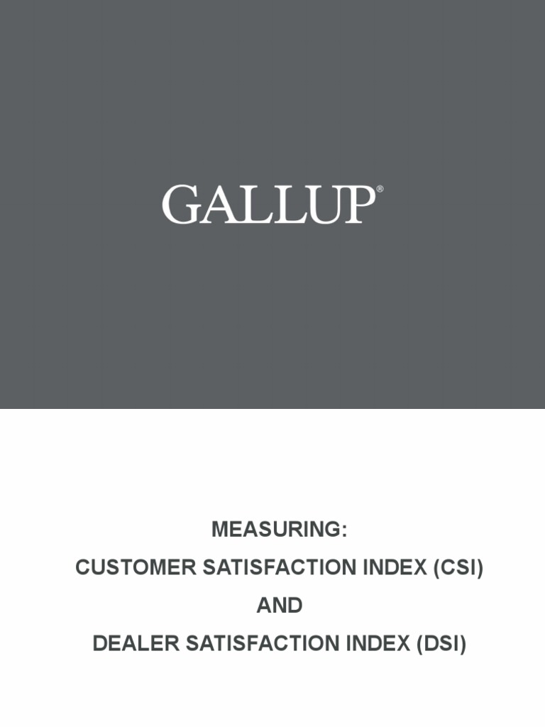 Technical Document For DICV - Gallup | PDF | Gallup (Company) | Survey ...