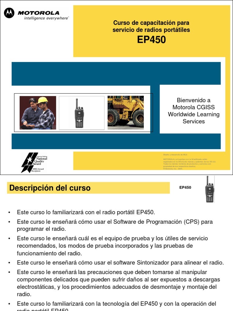 Module 1 - EP450 Product Information | PDF | Frecuencia ultra alta | Radio