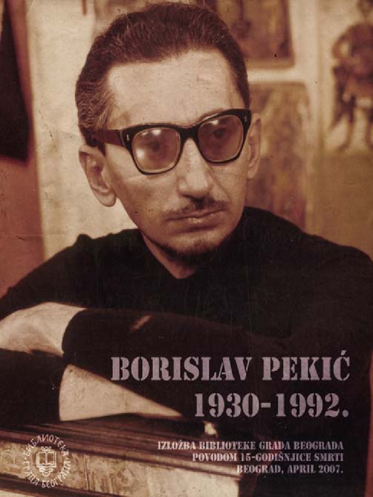 Katalog Izlozbe Borislav Pekic 1930 - 1992 | PDF