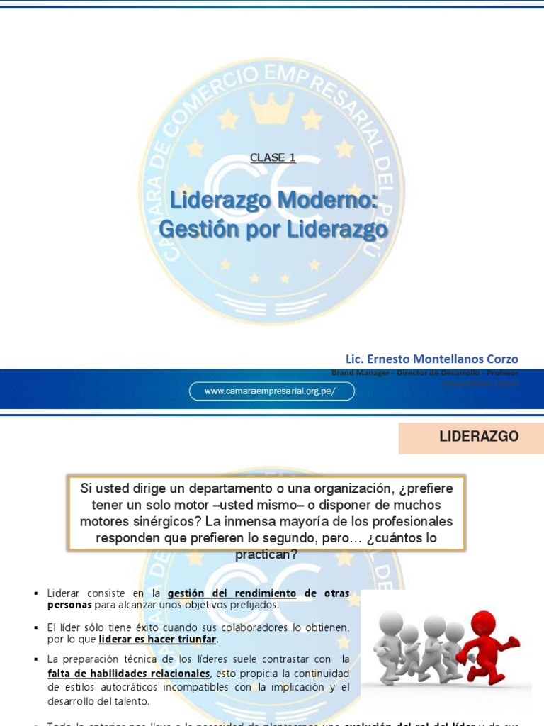 MODULO 1 Liderazgo Moderno Gestion Por Liderazgo | PDF | Liderazgo ...