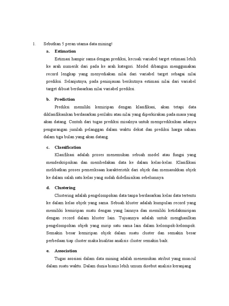 Tugas Data Mining | PDF