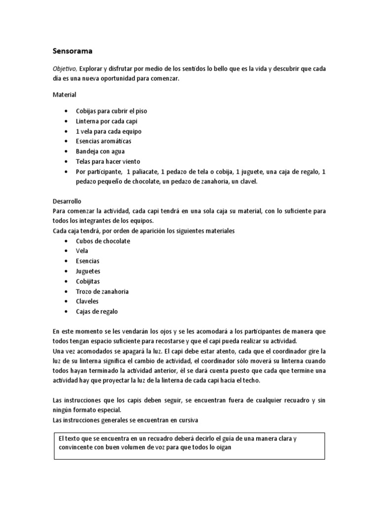 Sensorama | PDF | Naturaleza