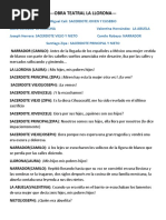 Guion Teatral Leyenda de La Llorona | PDF | Ocio | Entretenimiento ...