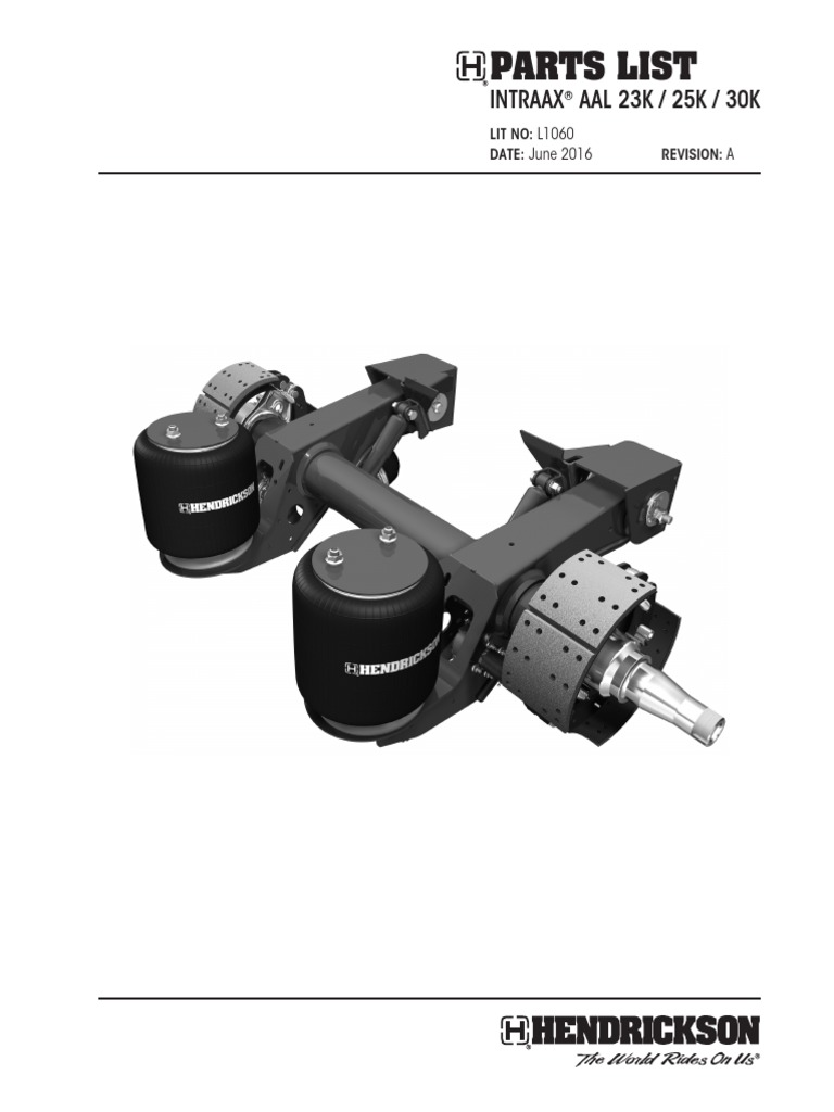 HENDRICKSON | PDF | Screw | Automotive Industry