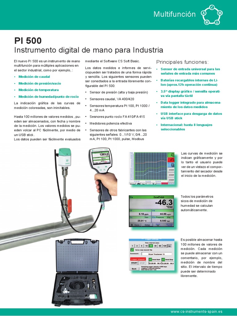 Pi 500 | PDF | Medición | Sensor