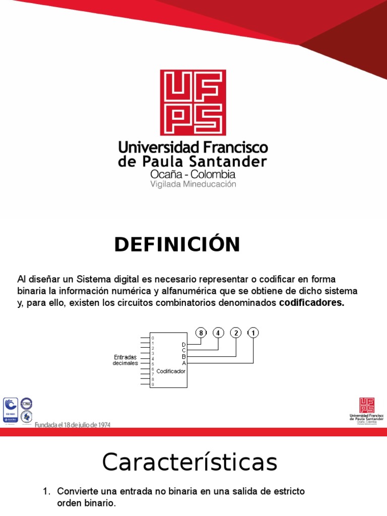 Presentacion de Codificadores | PDF | Poco | Tecnología digital