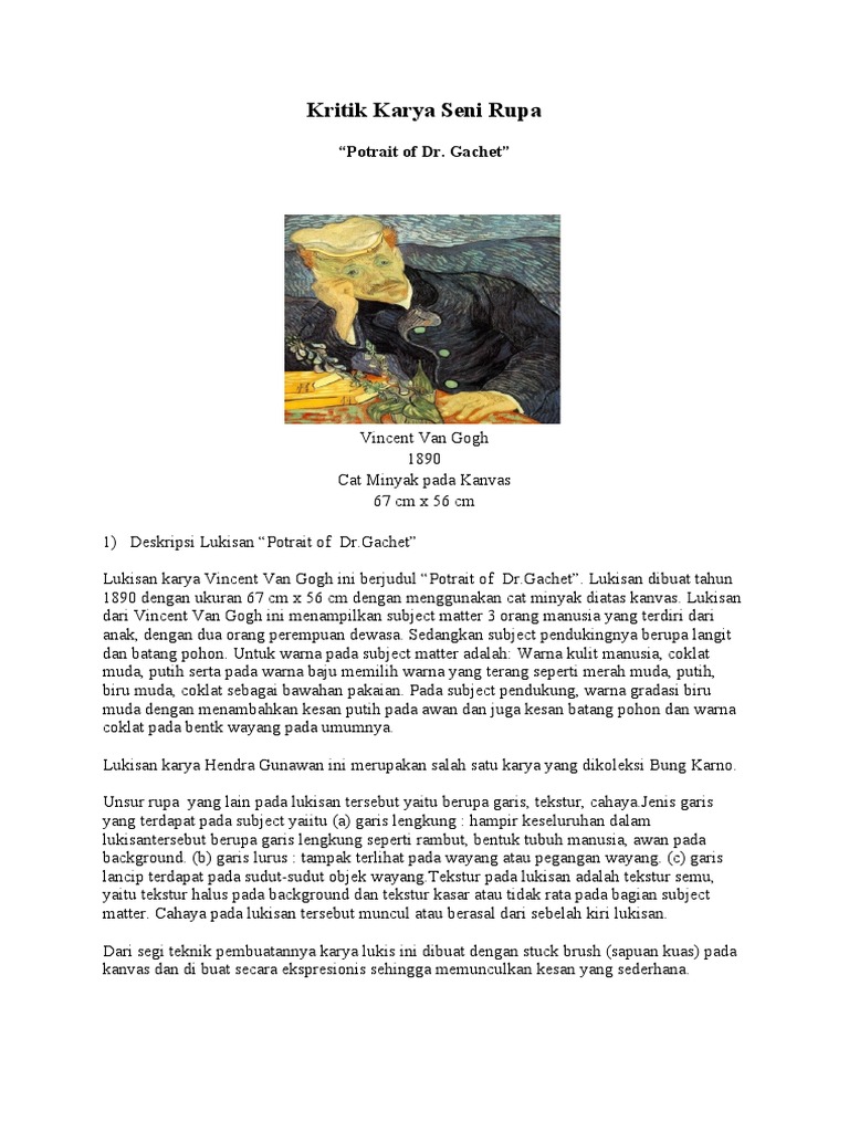 Kritik Karya Seni Rupa II | PDF