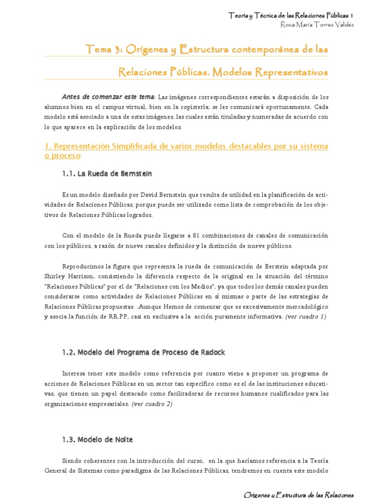 RRPP I Tema 3 | PDF | Relaciones públicas | Planificación
