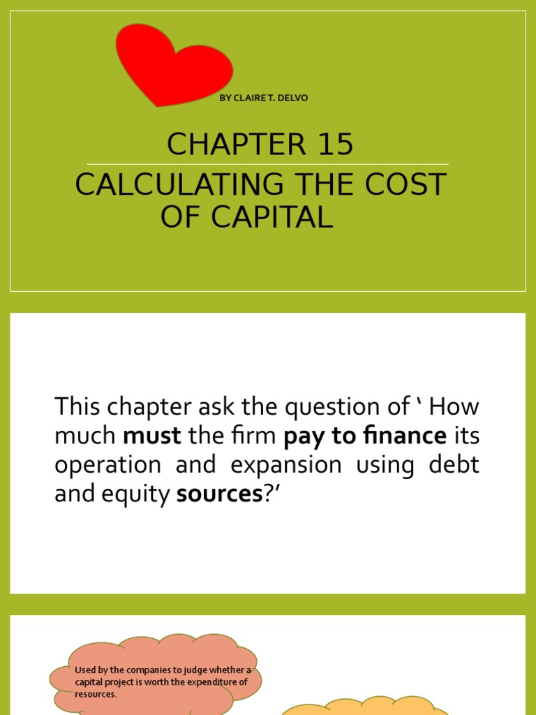 Chapter 15 Finman | PDF | Cost Of Capital | Preferred Stock