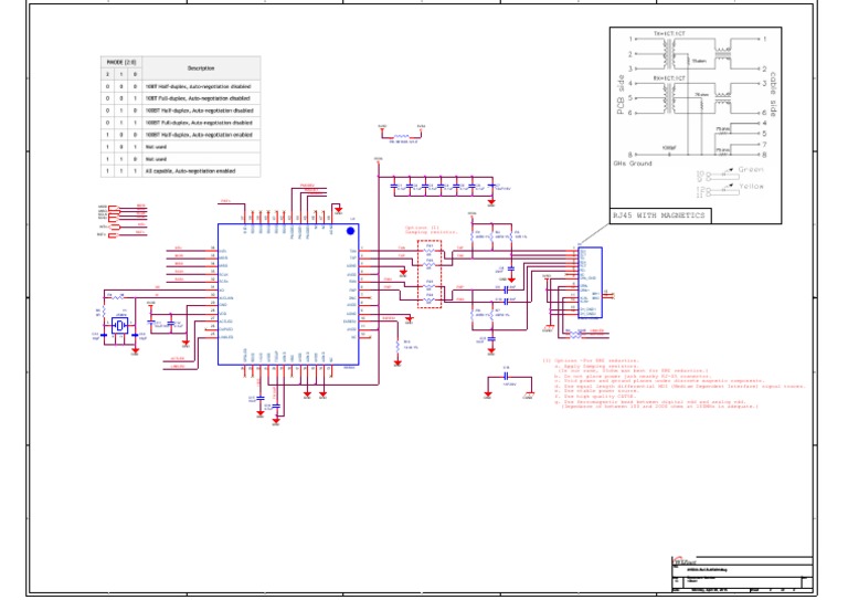 W5500 RJ45 Reference Design Guide | PDF | Electrical Resistance And ...