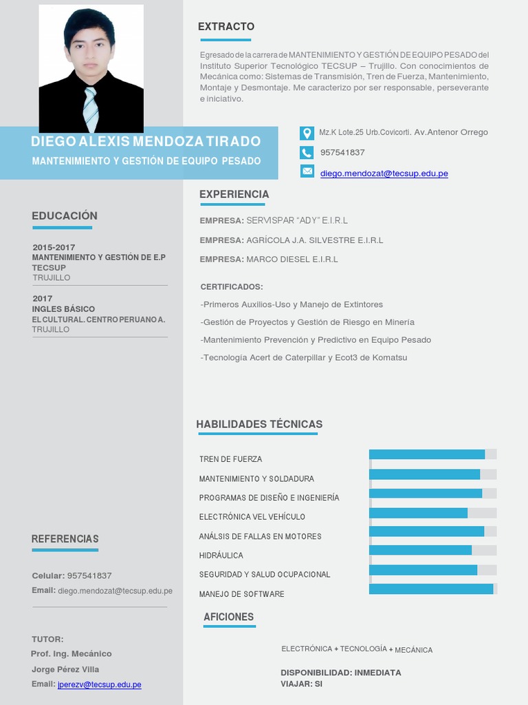 CV Documentado PDF | PDF | Ingeniería | Science