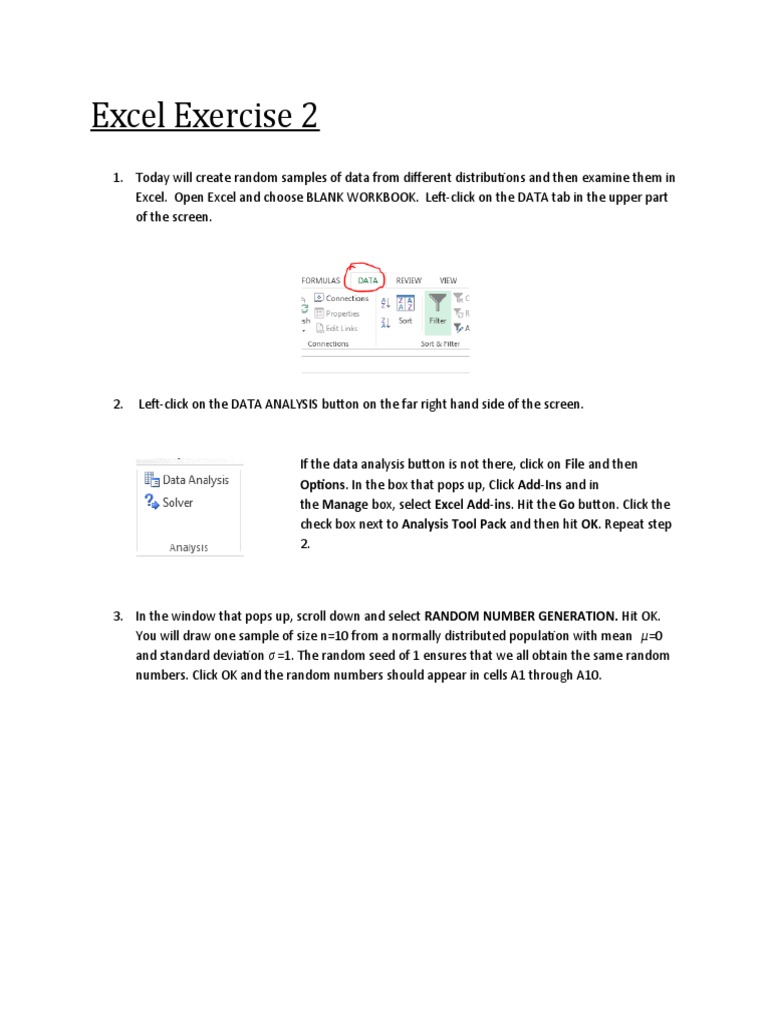 Excel Lab 2 | PDF | Histogram | Standard Deviation