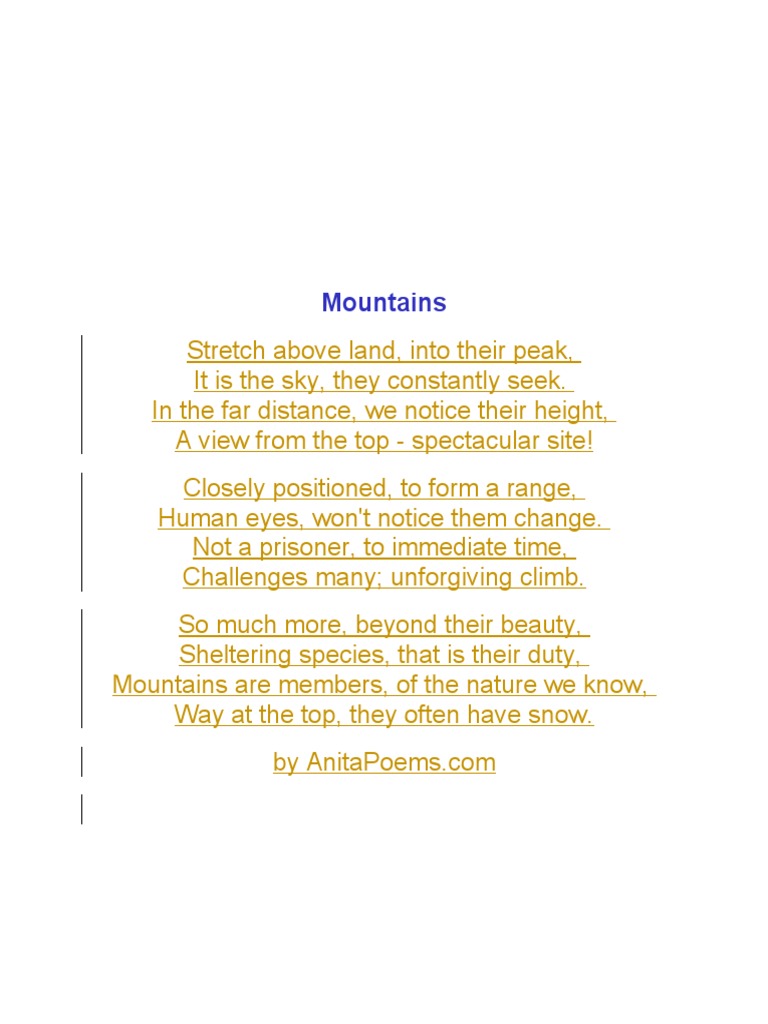 Guide POem | PDF | Nature | Natural Environment