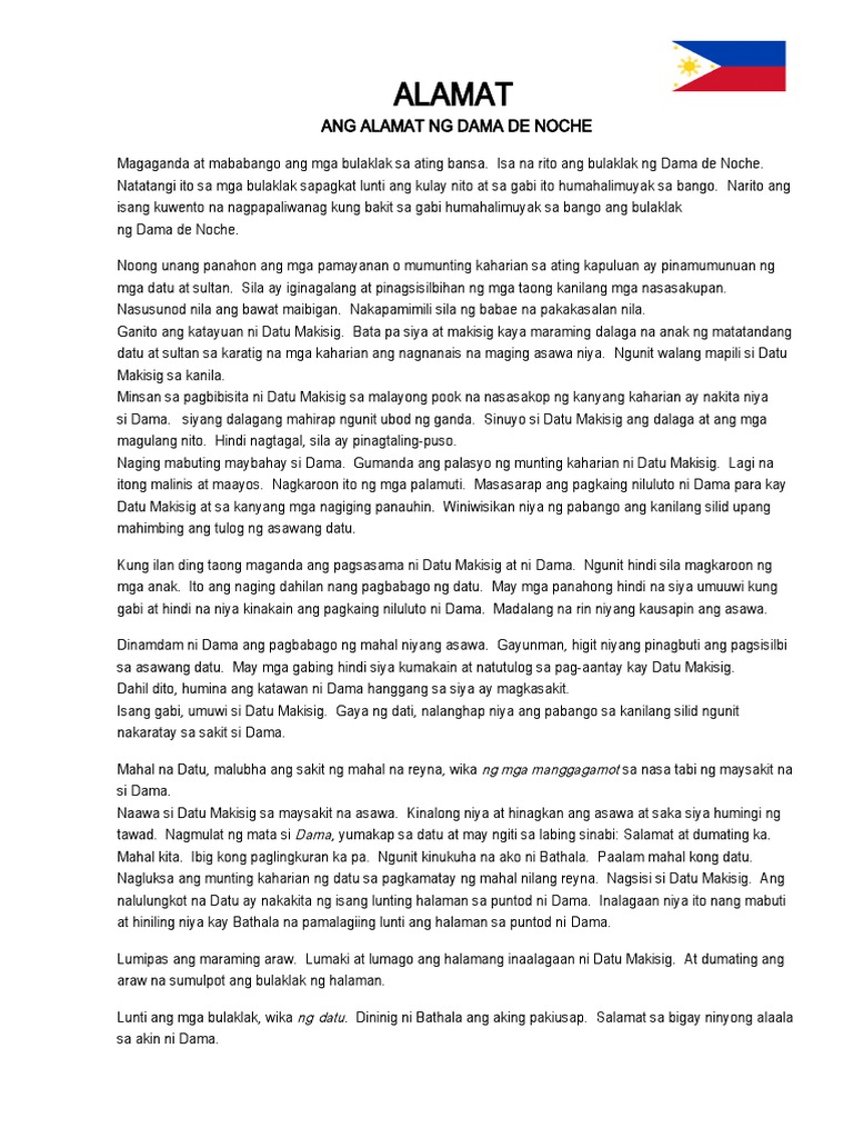 Halimbawa NG Kwentong Bayan | PDF