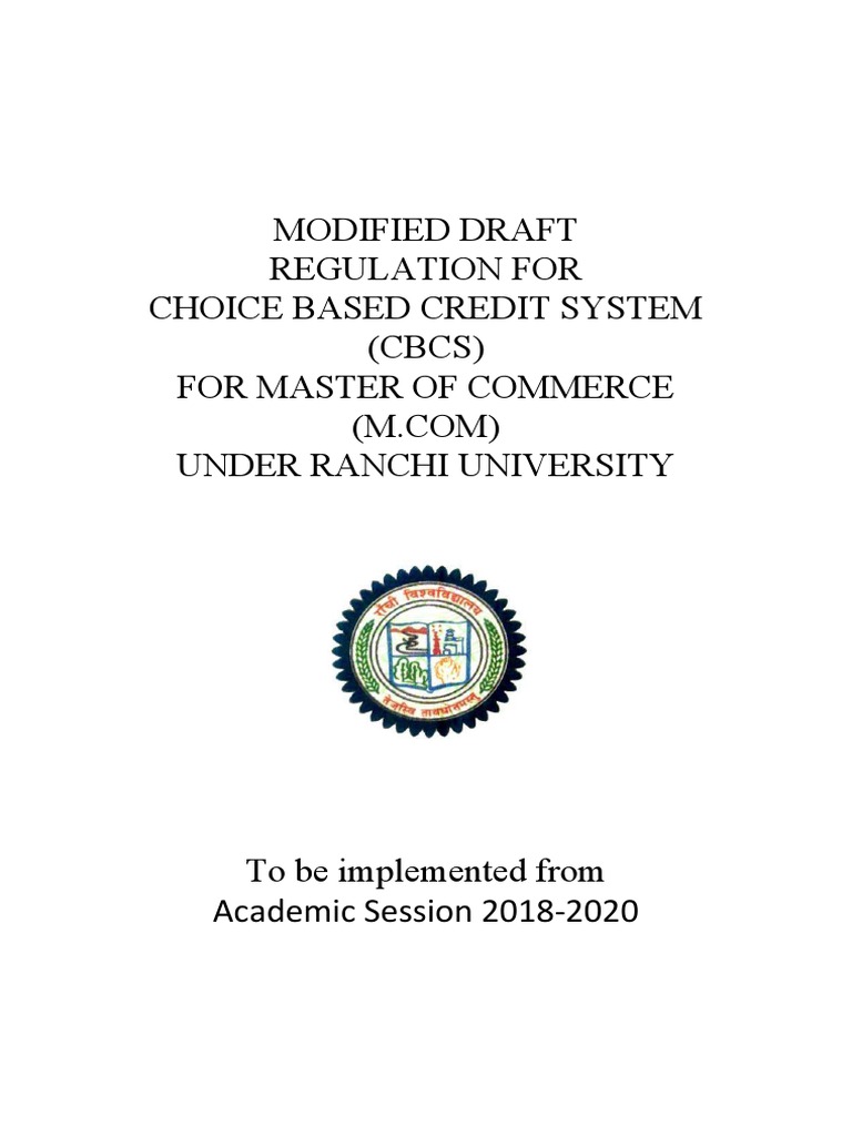 Ranchi University M.com Syllabus | PDF | Capital Budgeting | Microeconomics